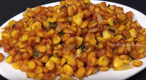 Crispy Corn Recipe | How to make Crispy Corn at Home | Hyderabadi Ruchulu