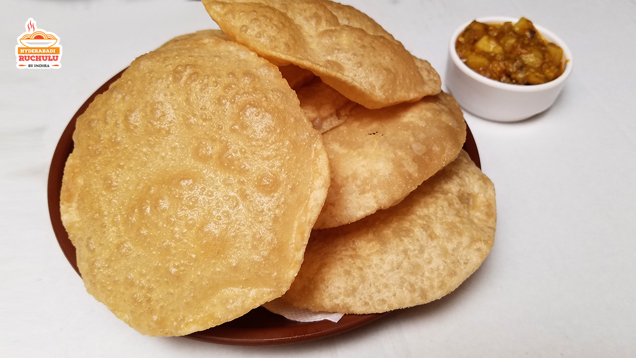 Poori Recipe | How to make Puri Recipe - Hyderabadi Ruchulu - Breakfast ...