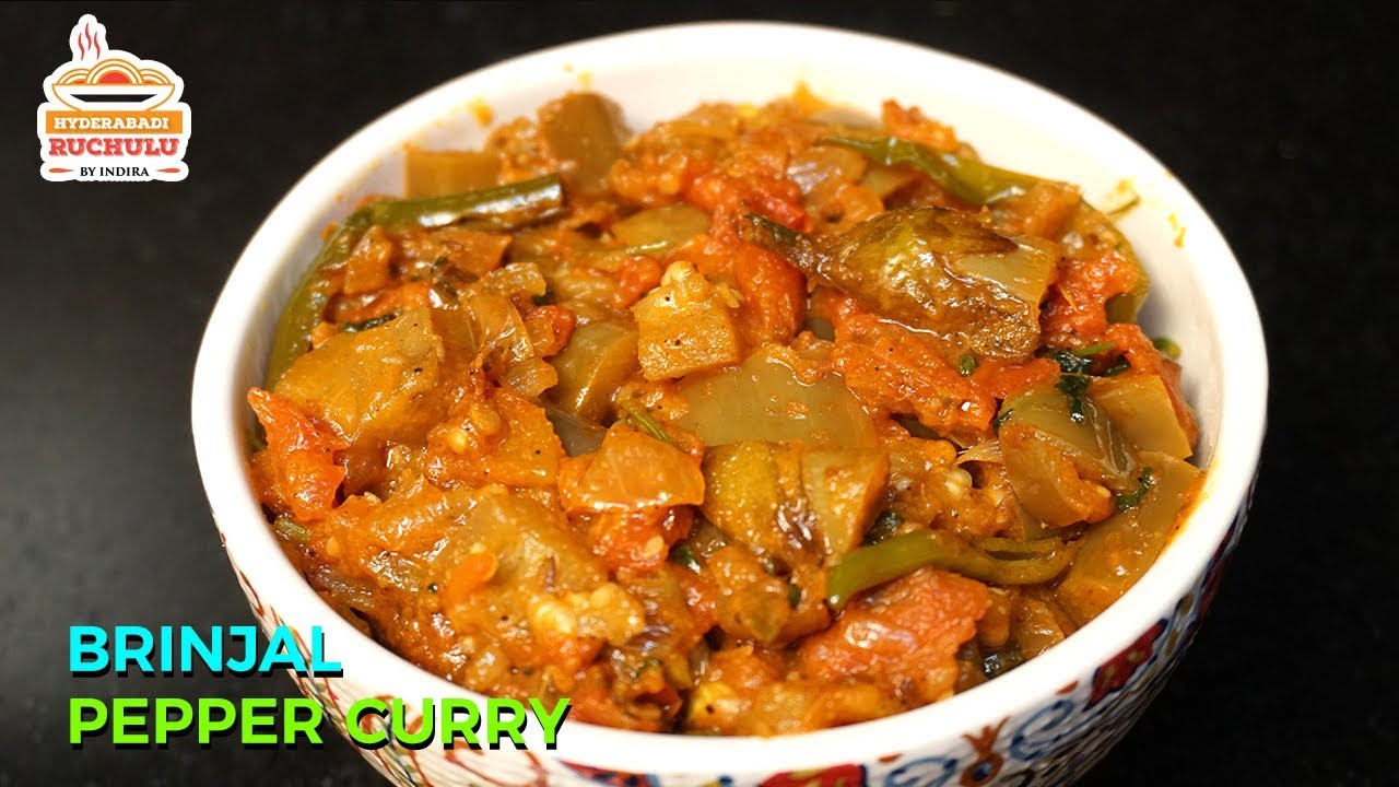Pepper Birnjal Curry Recipe | Spicy Brinjal Curry With Pepper Powder