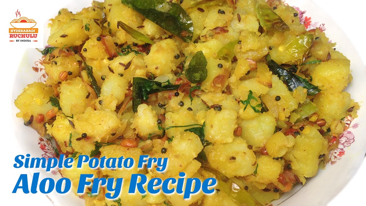 Aloo Fry Recipe in Telugu | Simple Potato Vepudu Recipe in Telugu