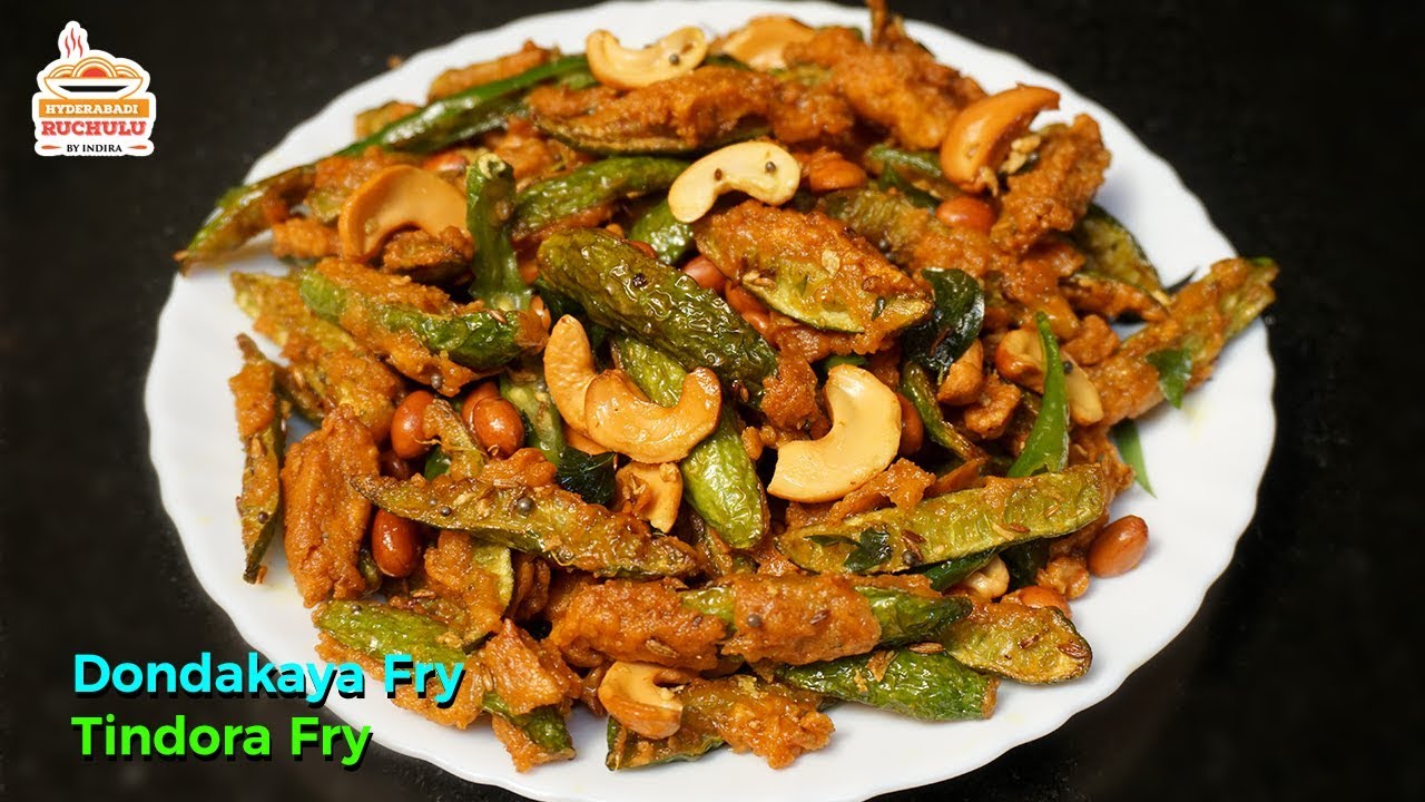 Dondakaya Fry Recipe | Dondakaya Vepudu Preparation in Telugu