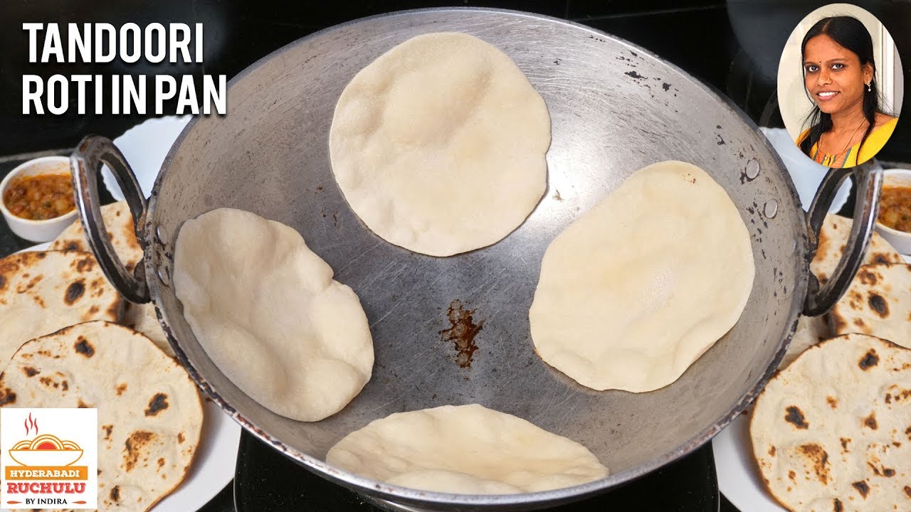 Tandoori Roti recipe in telugu | HomeMade Tandoori Roti Preparation
