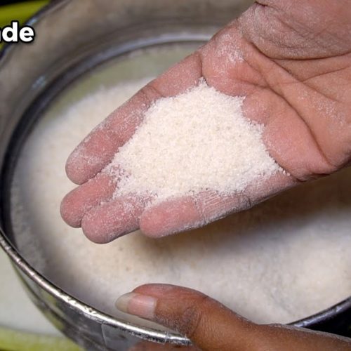 Idli Ravva Recipe in Telugu | Preparation of Idli Rava with Biyyam