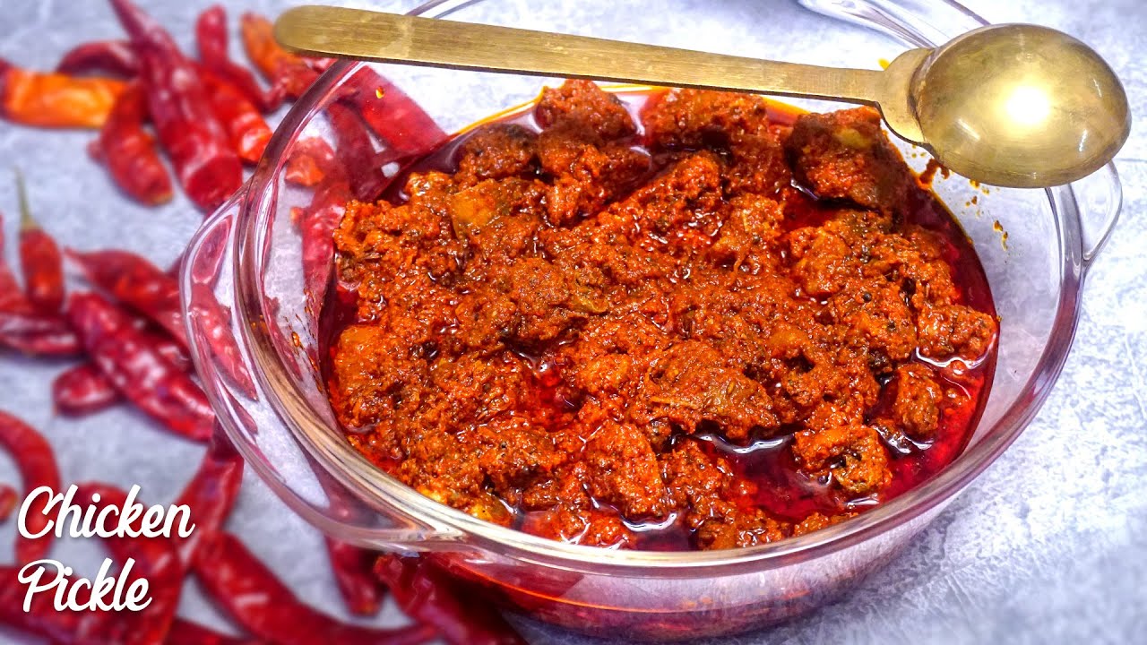 Country Chicken Pickle | Natu Kodi Pachadi - Hyderabadi Ruchulu
